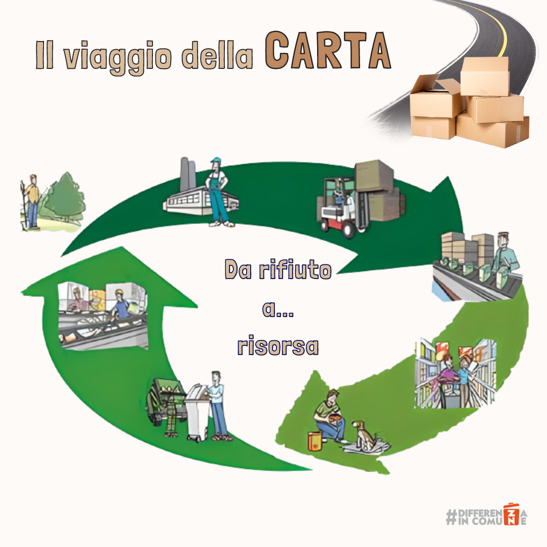 Il viaggio della carta 📦 - differenzaincomune